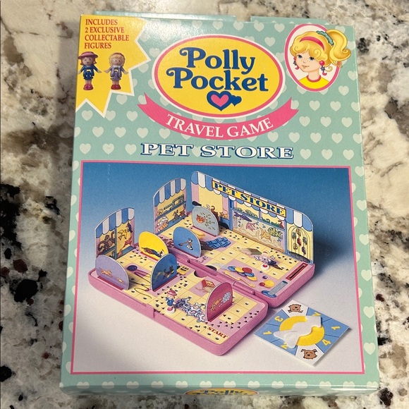 Mattel | Toys | Nib Vintage Mattel Polly Pocket Travel Game Pet Store ...